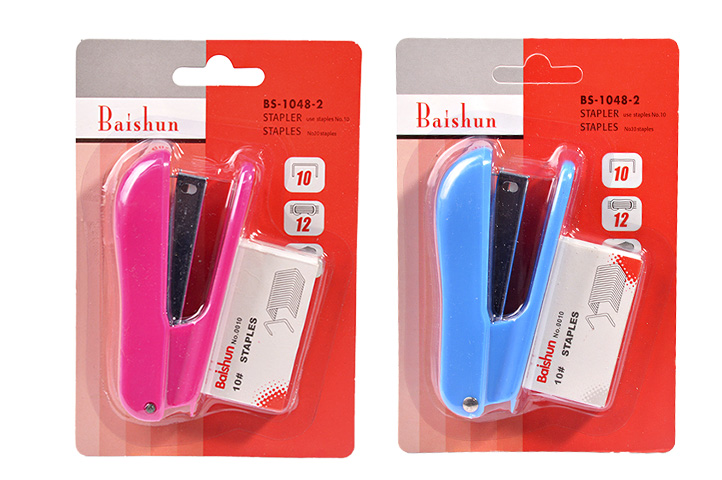 LIBRERIA: ABROCHADORA c/GANCHITOS -BAISHUN- BS-1048-2 (CS)