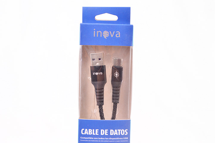 Cargadores y Cables: CABLE INOVA USB TIPO C 2.4A (CAB-048) (HEY)