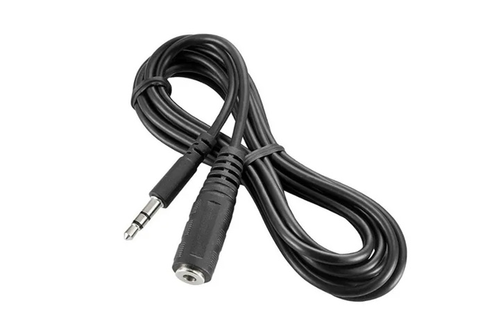 Cargadores y Cables: CABLE MINI PLUG ALARGUE MACHO-HEMBRA 130cm (HEY)