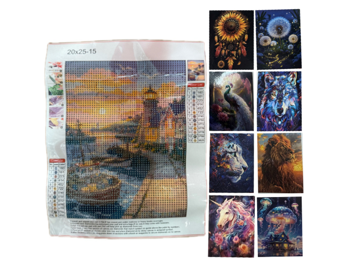 BAZAR: LAMINA DIAMOND PAINTING 20x25cm (13304) (CS)