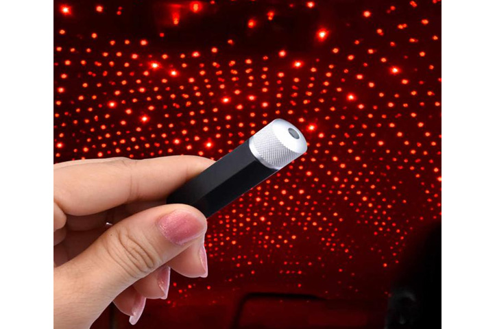 ELECTRONICA: LAMPARA LASER DECORATIVA USB METALICA (HEY)