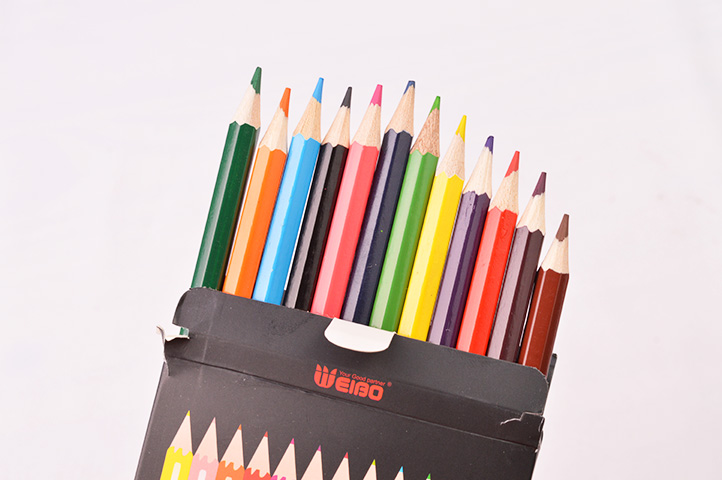 Lapices y Crayones: SET 12 LAPICES COLORES WEIBO COLOUR PENCIL (CSN)