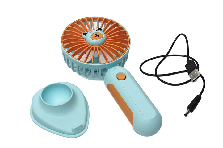 ELECTRONICA: MINI VENTILADOR DE MANO CON SOPORTE CELULAR HK59-3 (CS)