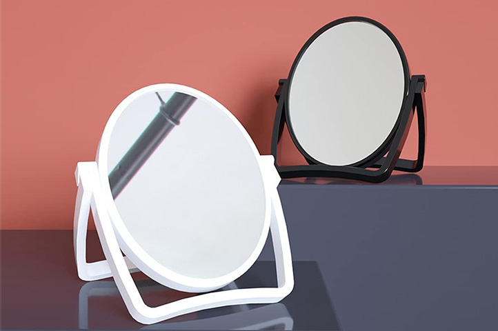 MOLDES DE SILICONA: MOLDE SILICONA p/RESINA ESPEJO OVALADO (BM2089) (CNA)