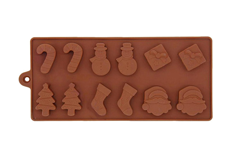 Moldes para bombones y waxmelts: MOLDE SILICONA 12 BOMBONES DE NAVIDAD ...