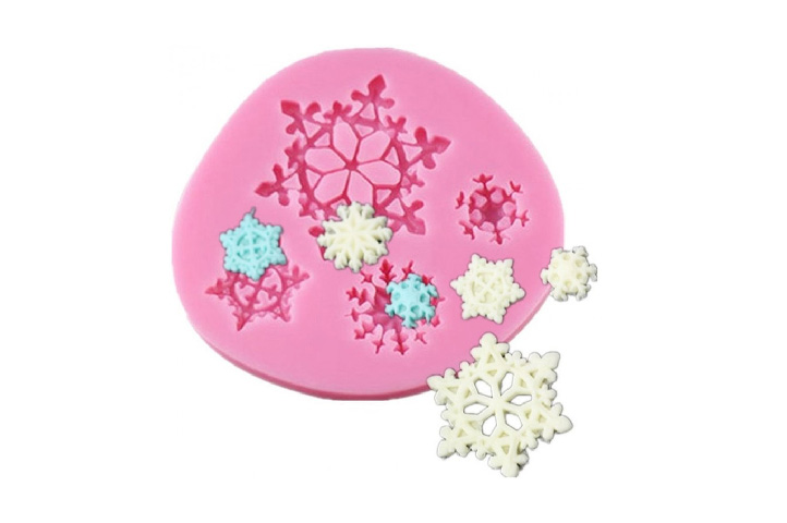 Molde silicona fondant o porcelana: MOLDE SILICONA 4 FIGURAS COPOS DE ...