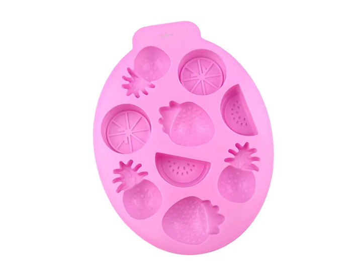 Moldes para bombones y waxmelts: MOLDE SILICONA 9 FRUTAS SURTIDAS (LIS)