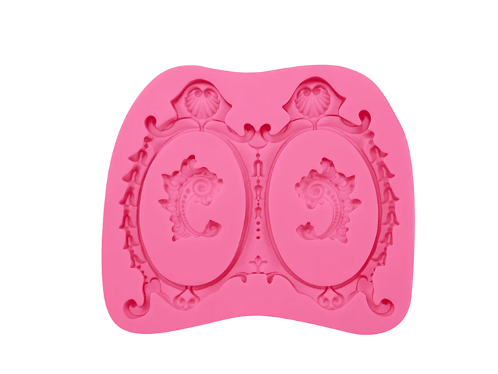Molde silicona fondant o porcelana: MOLDE SILICONA MARCO OVALADO ...