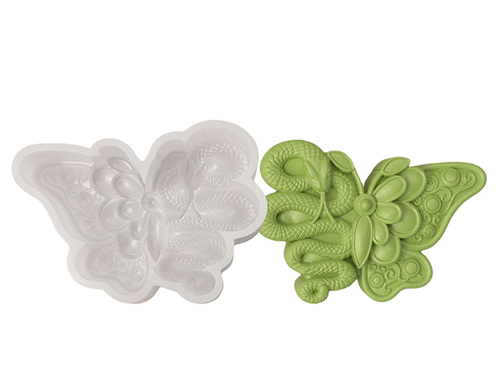 Molde silicona para velas: MOLDE SILICONA MARIPOSA CON SERPIENTE 528201 ...