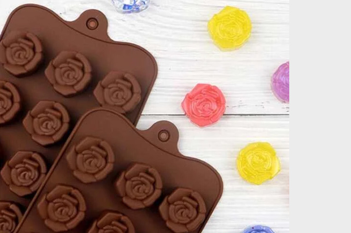 Moldes para bombones y waxmelts: MOLDE SILICONA p/15 BOMBONES PIMPOLLOS ...