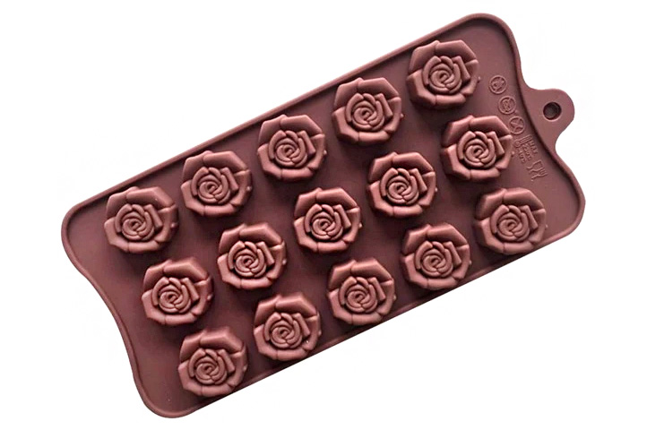 Moldes para bombones y waxmelts: MOLDE SILICONA p/15 BOMBONES PIMPOLLOS ...