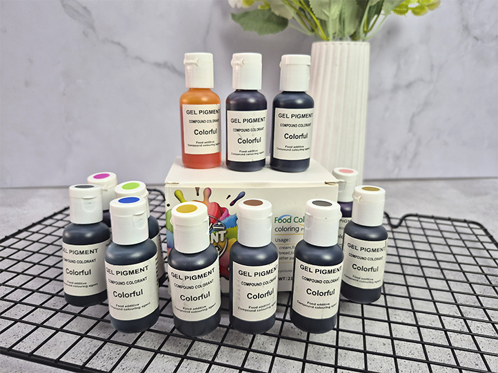 INSUMOS: SET 12 COLORANTES COMESTIBLES LIQUIDOS 21gr (CS2)