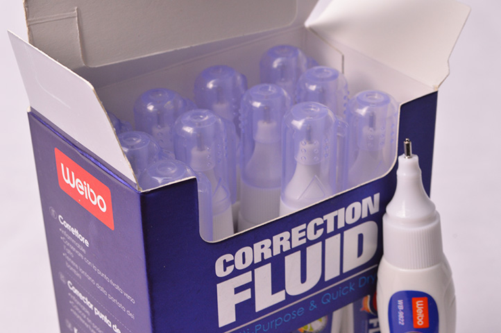 LIBRERIA: CORRECTOR LIQUIDO 9ml -WEIBO- 24A5 (CSN)