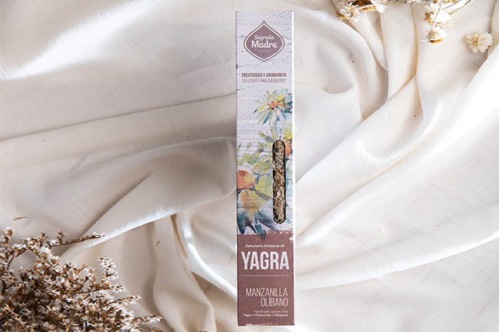 AROMATERAPIA: SAHUMERIOS YAGRA SAGRADA MADRE x 8 VARILLAS MANZANILLA Y ...