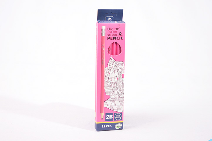 Lapices y Crayones: PACK 12 LAPICES NEGROS c/GOMA + WEIBO 2B (WB-9522 ...
