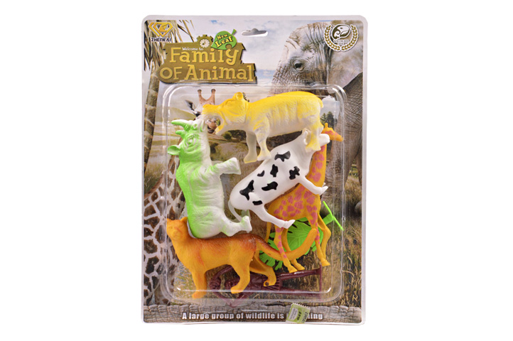 JUGUETES POR PRECIO: SET 5 ANIMALES FAMILY OF ANIMAL (1847) (CL2)